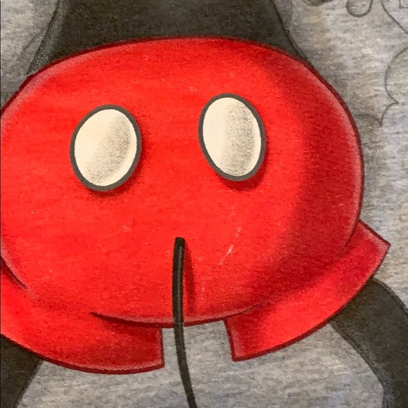 Disney | Shirts | Disney Mickey Mouse Front And Back Graphic Tee Med ...